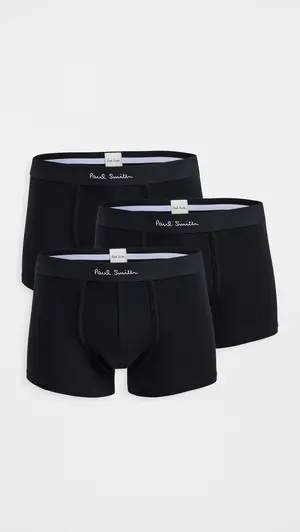 Paul Smith 3 Pack Solid Trunks