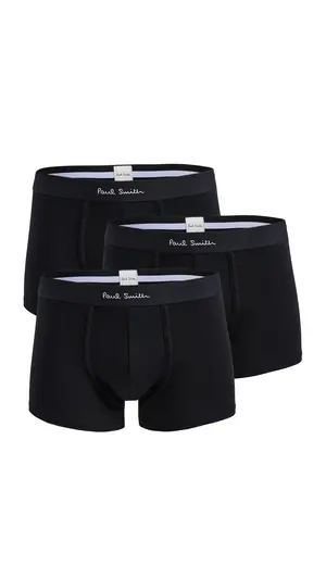 Paul Smith 3 Pack Solid Trunks