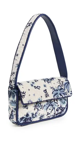 Staud Tommy Beaded Shoulder Bag - Toile De Pup