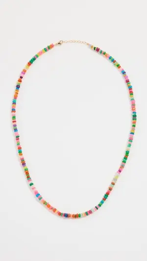 Jia Jia Smooth Round Opal Necklace