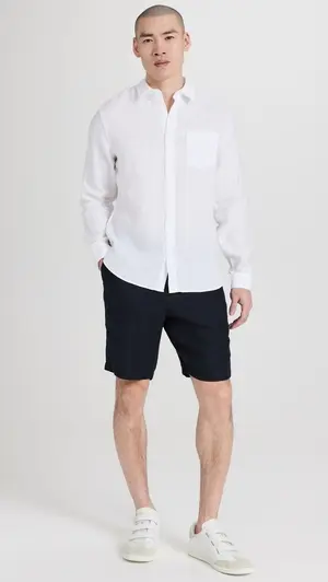 Vince Lightweight Hemp Shorts - Coastal
