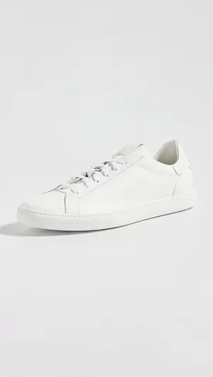 Greats Reign Leather Low Top Sneakers - Blanco