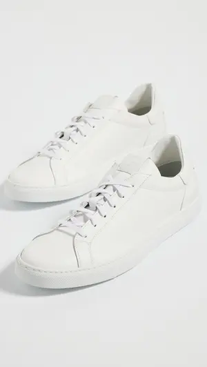 Greats Reign Leather Low Top Sneakers - Blanco