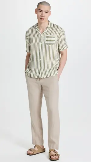 Vince Hemp Weave Pants - Pumice Rock