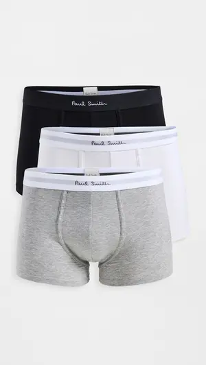 Paul Smith Pack Solid Mix Trunks 3 Pack