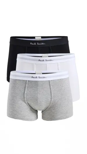 Paul Smith Pack Solid Mix Trunks 3 Pack