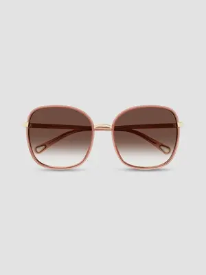 Chloé 59mm Gradient Square Sunglasses