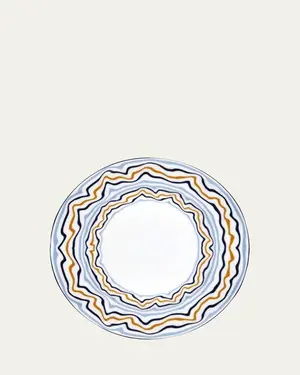 THE LINO Lio Dessert Plates, Set Of 4 - Navy