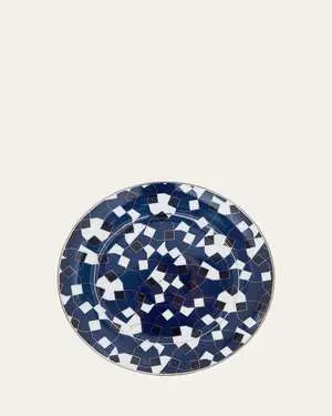 THE LINO Night Dessert Plates, Set Of 4 - Navy