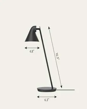 Louis Poulsen Njp Mini Lamp, 16 - Black