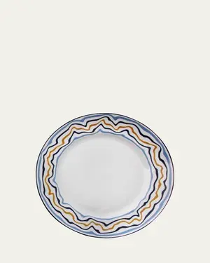 THE LINO Lio Dinner Plates, Set Of 4 - Navy