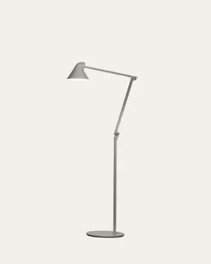 LOUIS POULSEN Njp Floor Lamp - Light Aluminum Grey