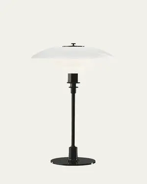 Louis Poulsen Ph 3/2 Table Lamp, 19" Black Metalized