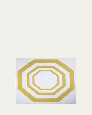 THE LINO Essential Tablecloth, 71" Square - Yellow