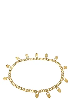 Chanel Logo Charm Chain Belt - Gold