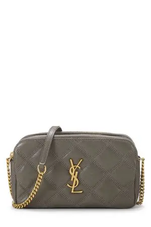 Saint Laurent Quilted Leather Becky Crossbody