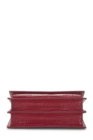 Saint Laurent Embossed Leather Sunset - Red