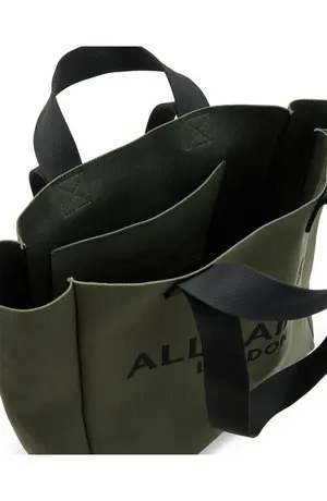 ALLSAINTS Izzy Recycled Polyester Tote - Olive Green