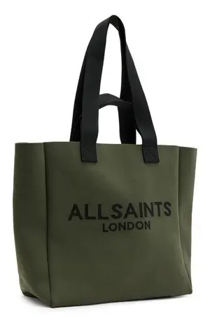 ALLSAINTS Izzy Recycled Polyester Tote - Olive Green