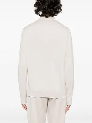 Eleventy Long-sleeve Polo Shirt