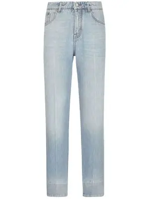 Dolce & Gabbana Mid-rise Boyfriend Jeans - Blue