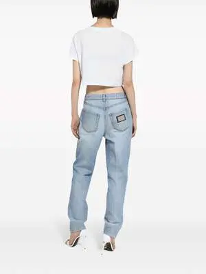 Dolce & Gabbana Mid-rise Boyfriend Jeans - Blue