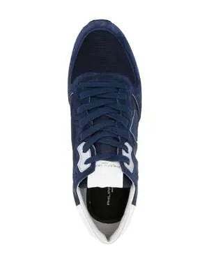 Philippe Model Tropez Lace-up Sneakers - Blue