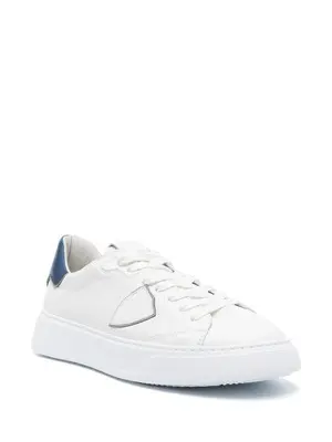 Philippe Model Leather Sneakers - White