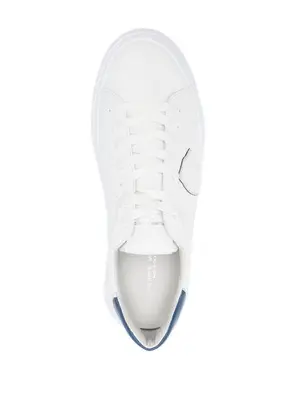 Philippe Model Leather Sneakers - White