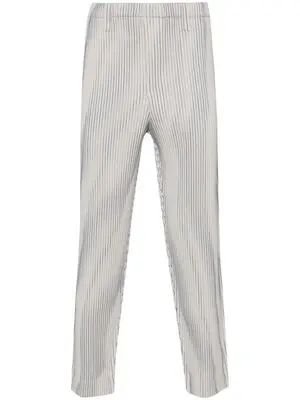 Issey Miyake Pleated Cropped Trousers