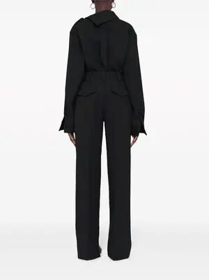 JIL SANDER Belted Wool Trousers