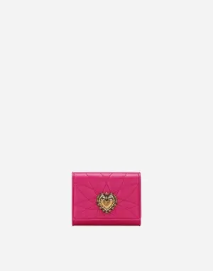 Dolce & Gabbana Devotion French Flap Wallet - Pink