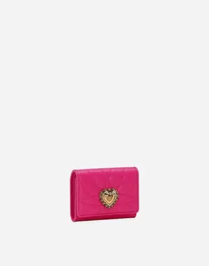 Dolce & Gabbana Devotion French Flap Wallet - Pink