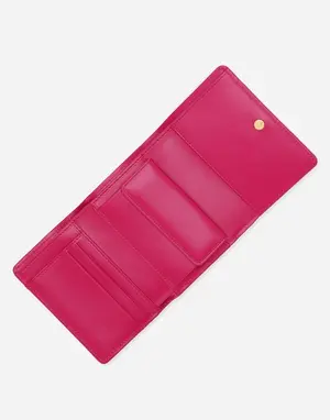 Dolce & Gabbana Devotion French Flap Wallet - Pink