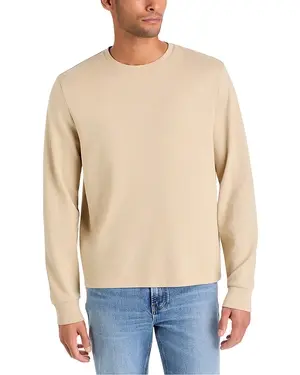 FRAME Duo Fold Crew Shirt - Beige