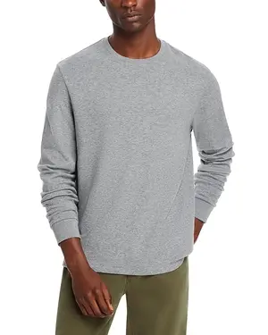 FRAME Duo Fold Crew Shirt Heather Gr