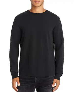 FRAME Duo Fold Crew Shirt - Noir