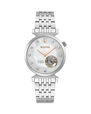 Bulova Regatta 32.2mm Watch By Bulova White
