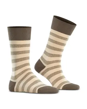 Falke Cotton Blend Mid-calf Socks - Clay