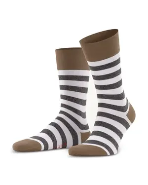 Falke Cotton Blend Mid-calf Socks - Pebble