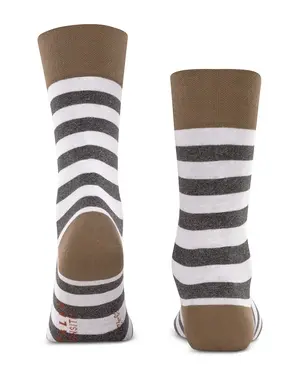 Falke Cotton Blend Mid-calf Socks - Pebble