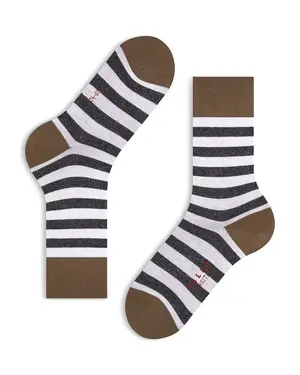 Falke Cotton Blend Mid-calf Socks - Pebble