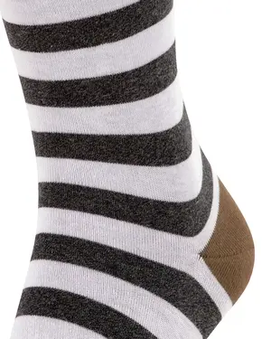 Falke Cotton Blend Mid-calf Socks - Pebble