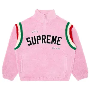 Supreme Arc Half Zip Fleece Pullover - Pink