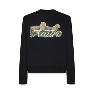 Amiri Cheetah Logo Crewneck
