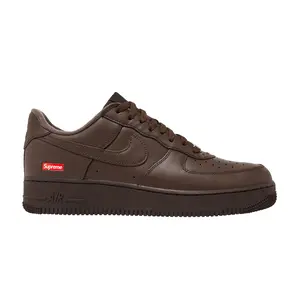 Nike Supreme X Air Force 1 Low Sneakers - Brown