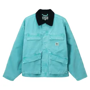 StÜssy Washed Canvas Shop Jacket - Teal