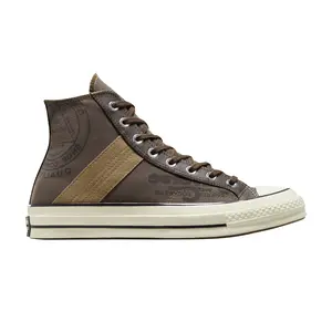 CONVERSE Chuck 70 Leather Overlay High Top Sneakers