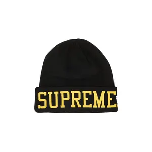 Supreme X New Era Varsity Beanie - Black
