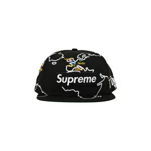 Supreme Worldwide Box Logo New Era Cap - Black